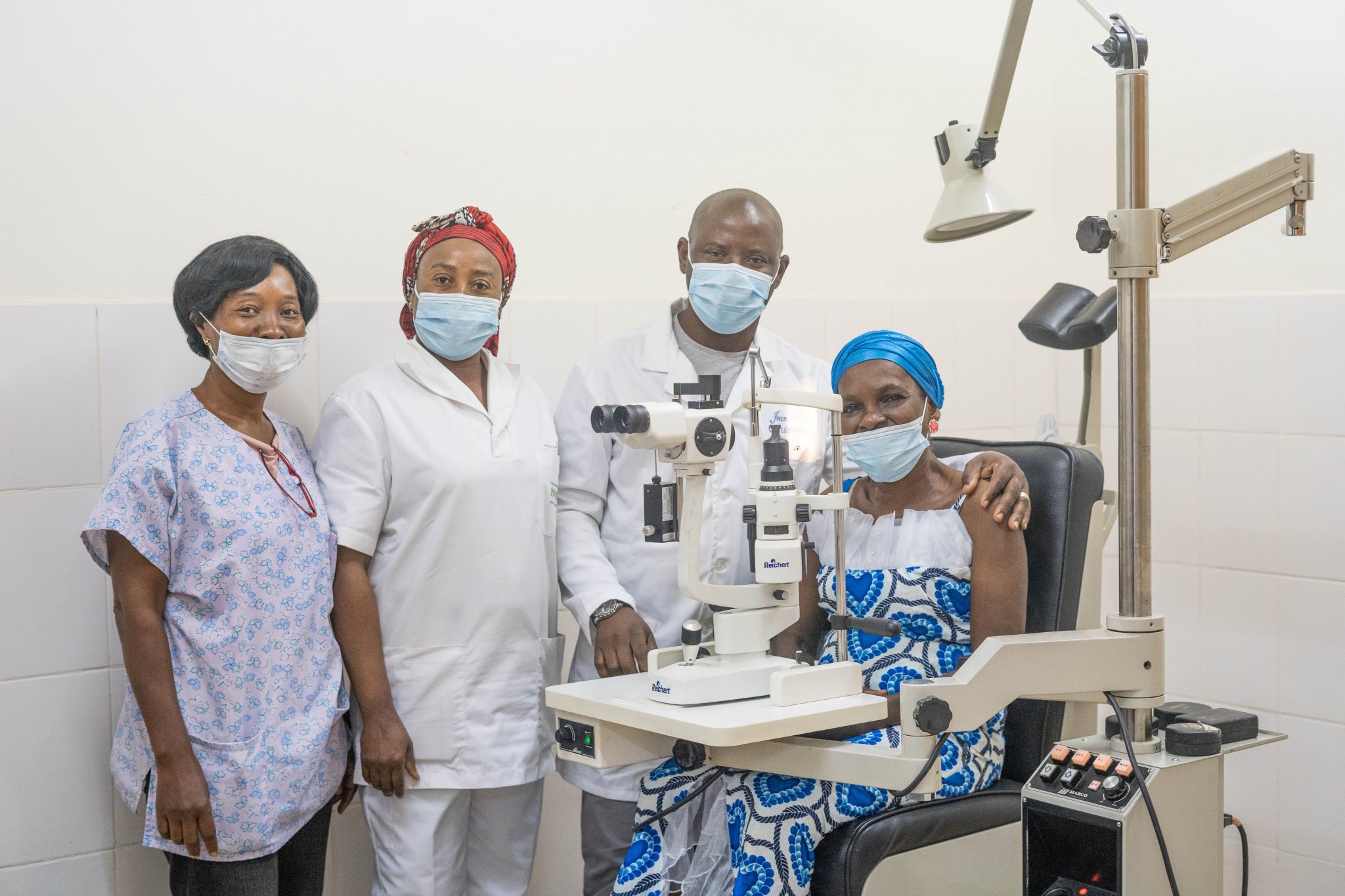 Sight to the blind, the story of the widow Germaine - Bongolo Hospital
